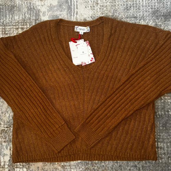 Pink Rose | Sweaters | 3 Nwt Pink Rose Oversized Cropped Sweater L ...